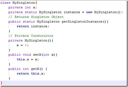 Kreativity Personified: Singleton Class in Java